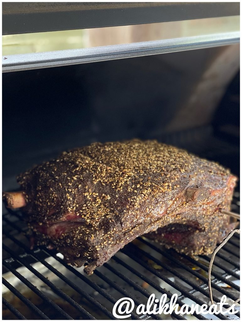 Smoked Lebanese Lamb Shoulder - Ali Khan Eats